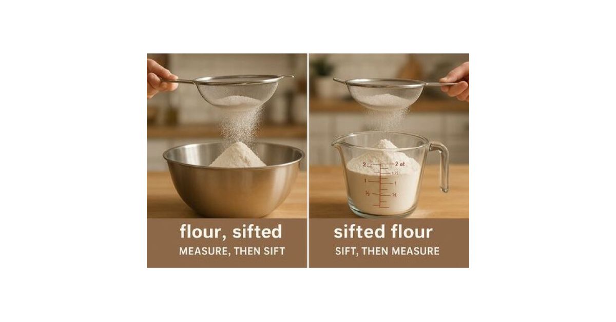 Welcome to The Ferguson Recipes: Flour, Sifted vs. Sifted Flour
